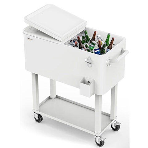 80 Quart Rolling Cooler Cart - RM Rentals LLC | RM Rentals LLC